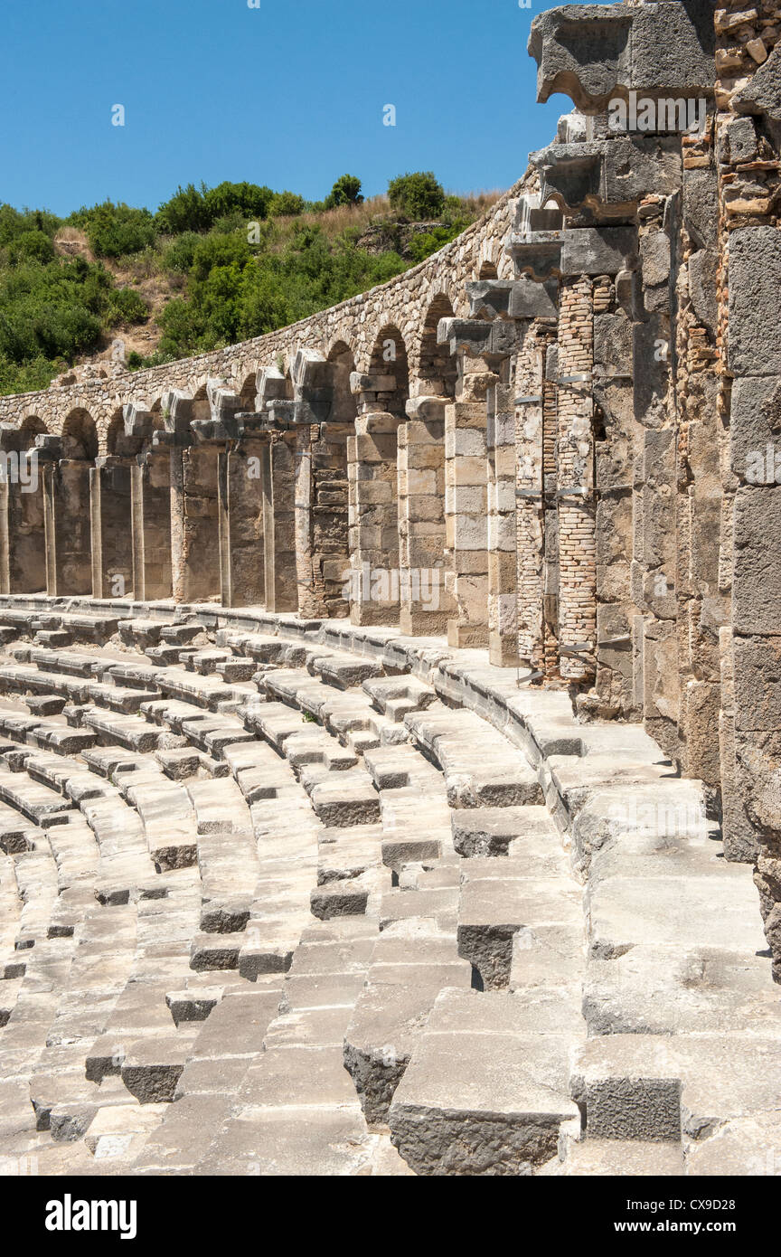 Aspendos Roman Theatre, Antalya province, Turkey Stock Photo - Alamy