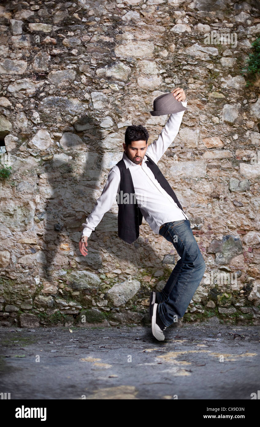 Hip hop dancer showing some movements Stock Photo - Alamy