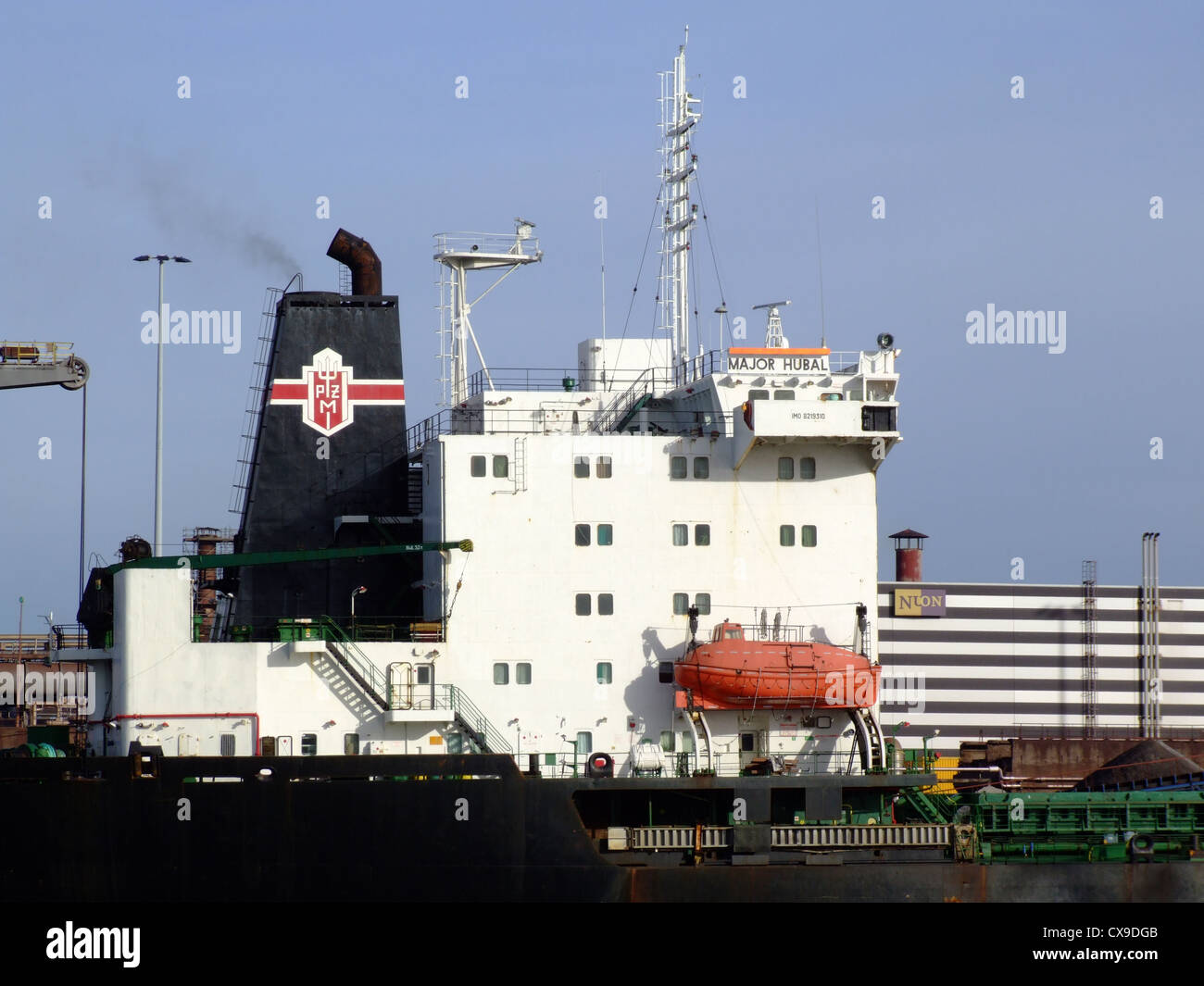 The Major Hubal is a container ship identified by IMO 8219310 and ...