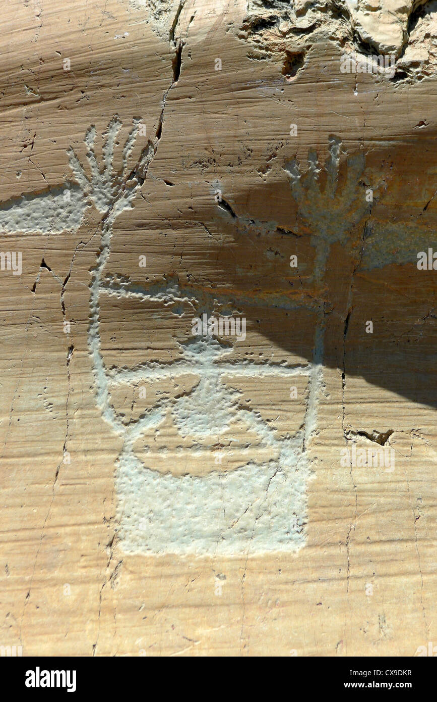 The Sorcerer, Bronze Age Rock Carving Stock Photo - Alamy