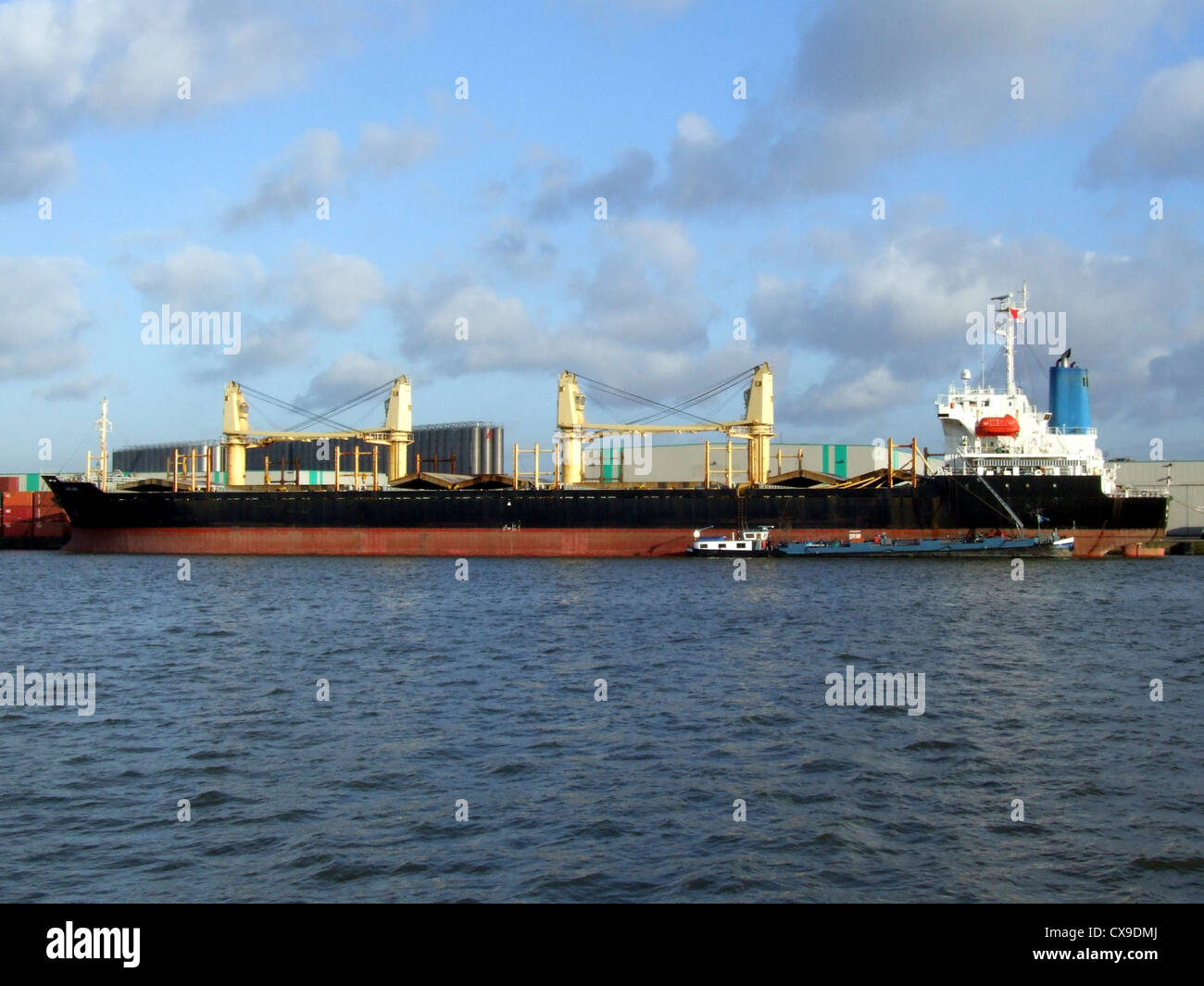 Lake Aru, a vessel with IMO number 9074705, seen in the Port of Antwerp ...