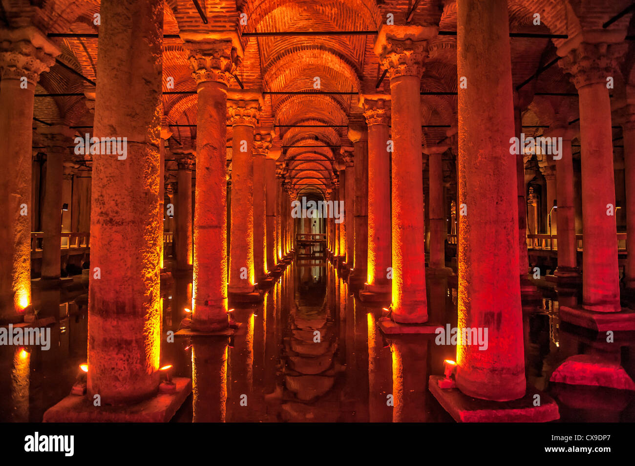 Underground Basilica cistern, Istanbul, Turkey Stock Photo - Alamy