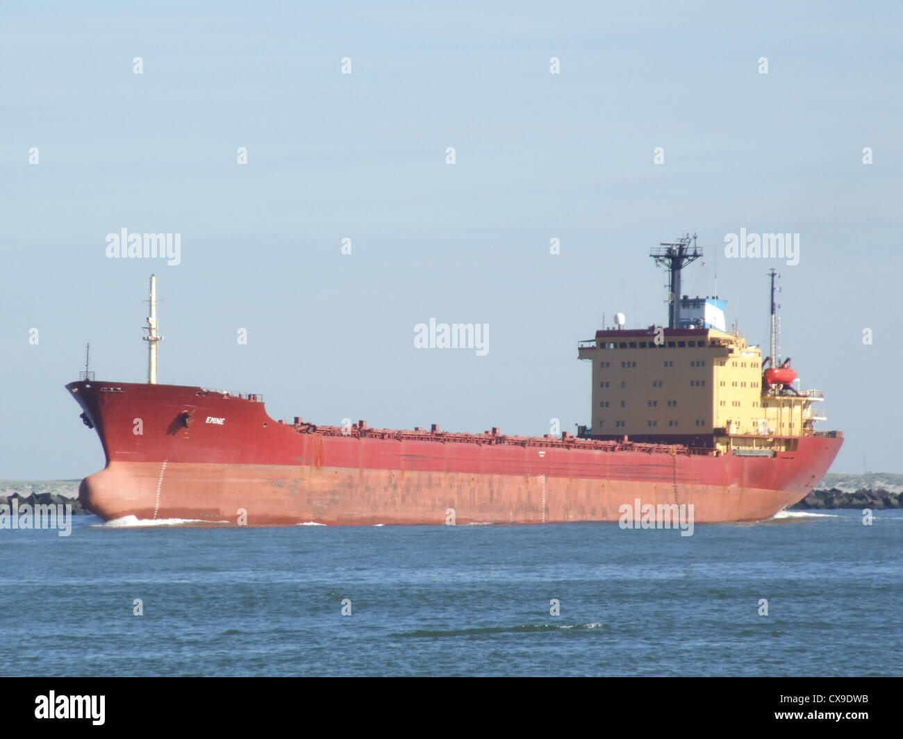 The vessel Emine (IMO 8222575) is a cargo ship docked at the Port of ...