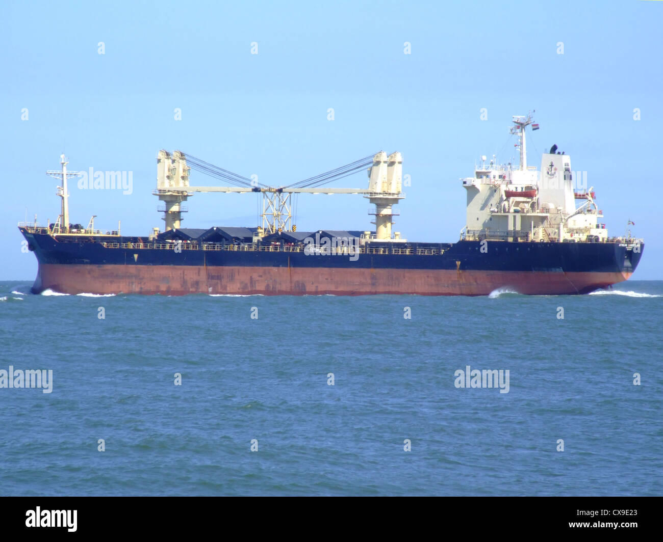 The African Sandarling P4 is a container ship docked at the Port of ...