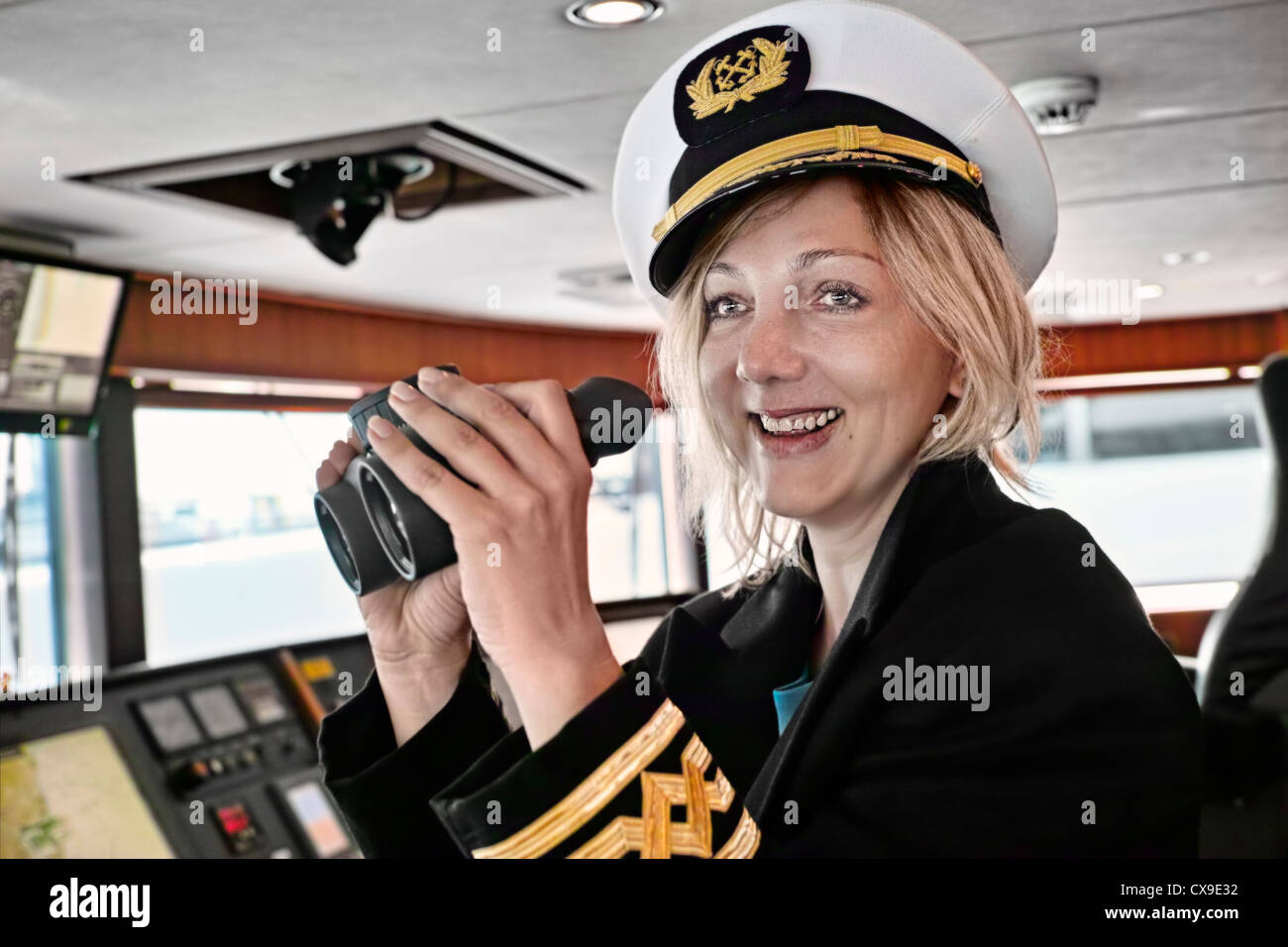 Female captain hi-res stock photography and images - Alamy
