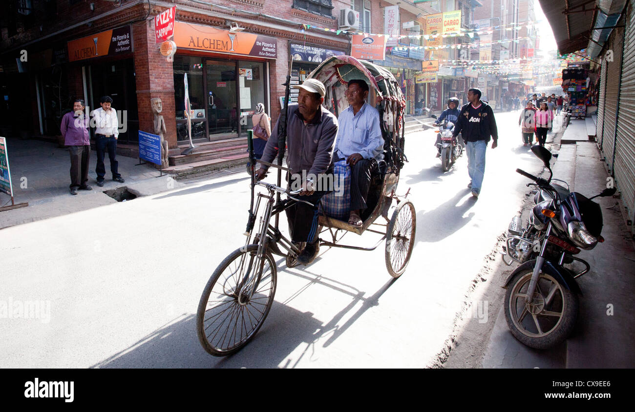 Riding In Rickshaw High Resolution Stock Photography and Images - Alamy