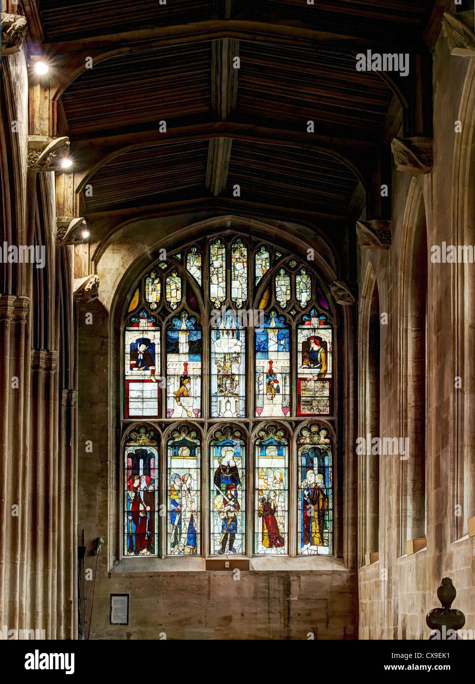Medieval stained glass fairford hi-res stock photography and images - Alamy