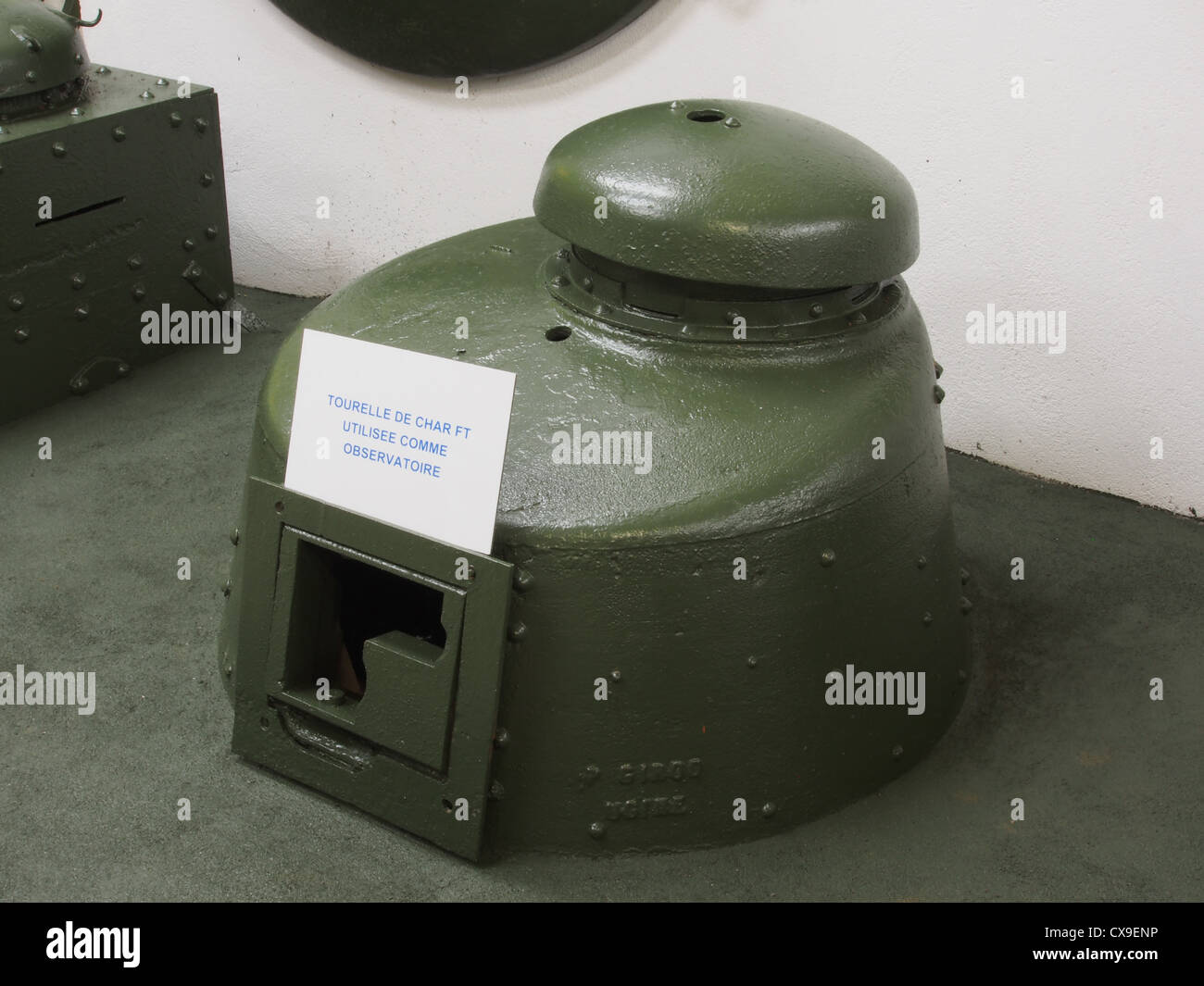 Fort de Fermont, located in France, features the Char FT turret as part ...