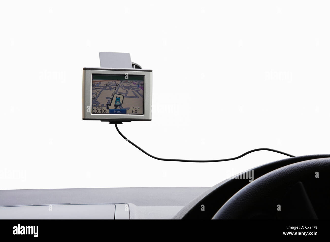 Satellite navigation system Stock Photo - Alamy