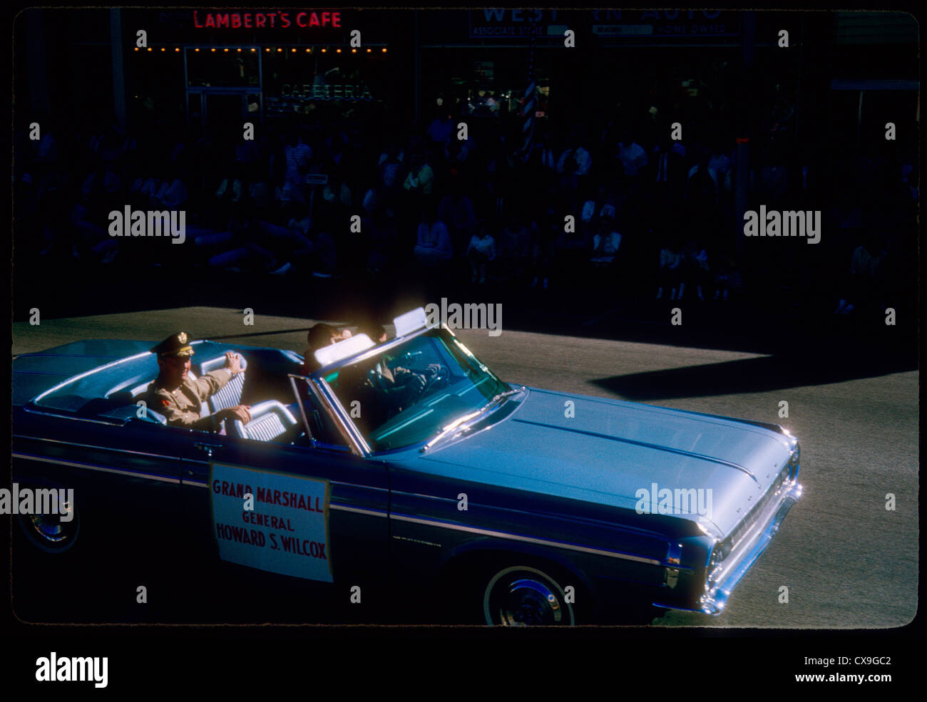 1963 fall festival parade grand marshall general howard s. wilcox ...
