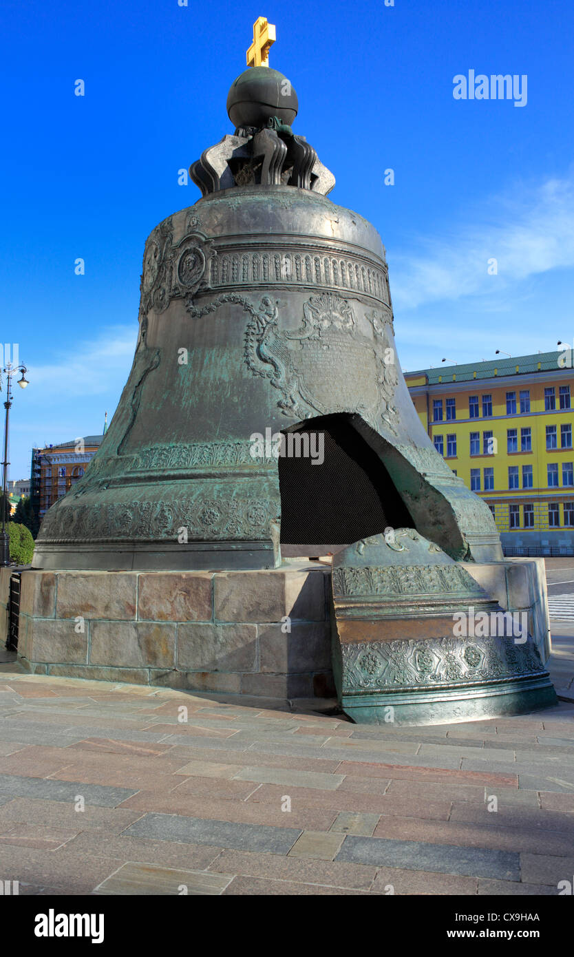 Tsar Bell (1735), Moscow Kremlin, Moscow, Russia Stock Photo - Alamy