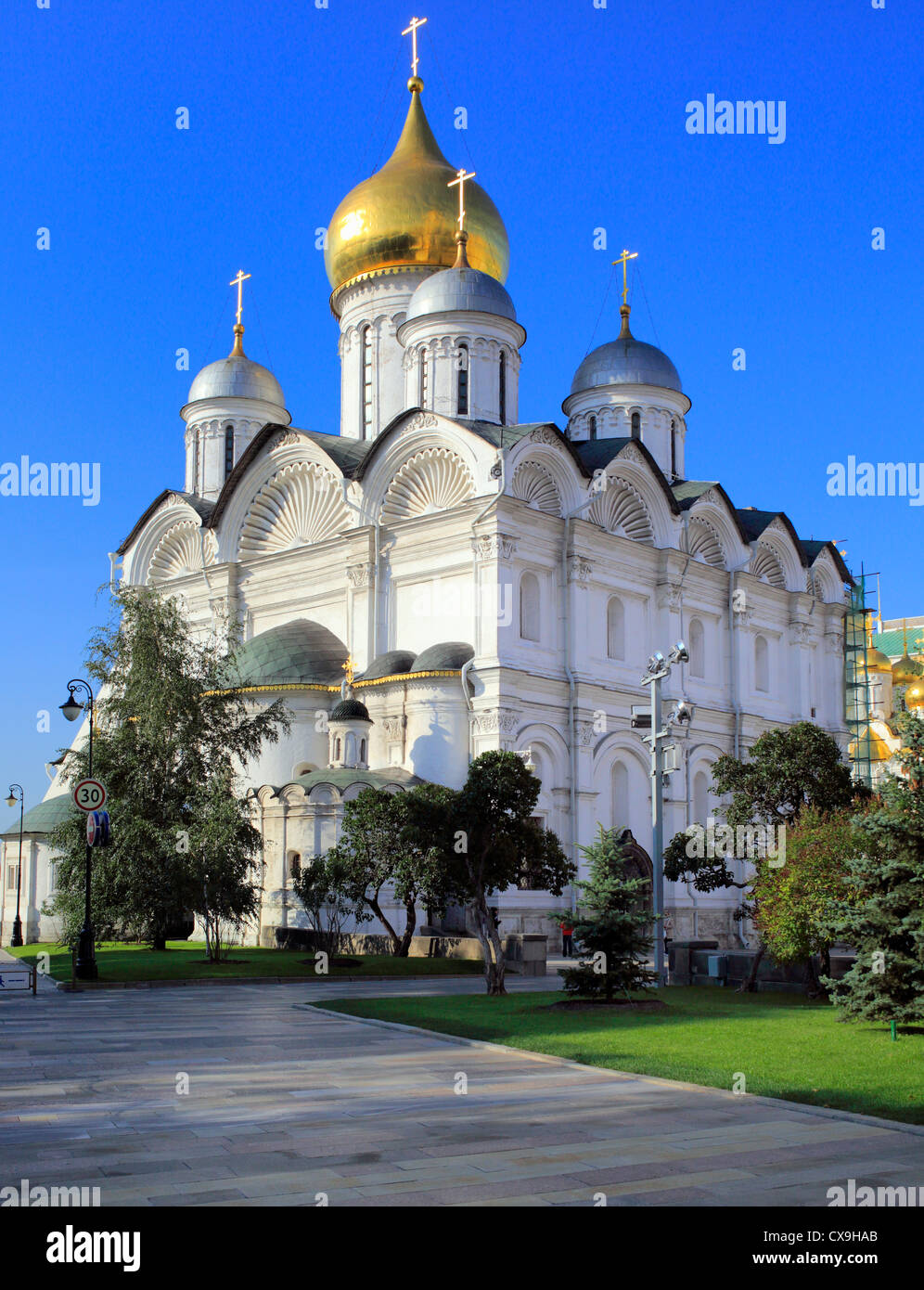 Cathedral of the Archangel (1508), Moscow Kremlin, Moscow, Russia Stock ...