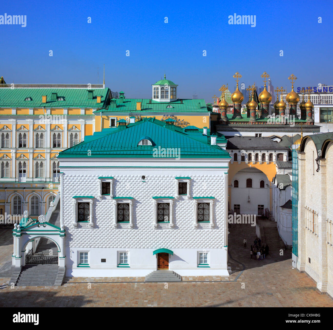 Kremlin aerial view moscow hi-res stock photography and images - Alamy