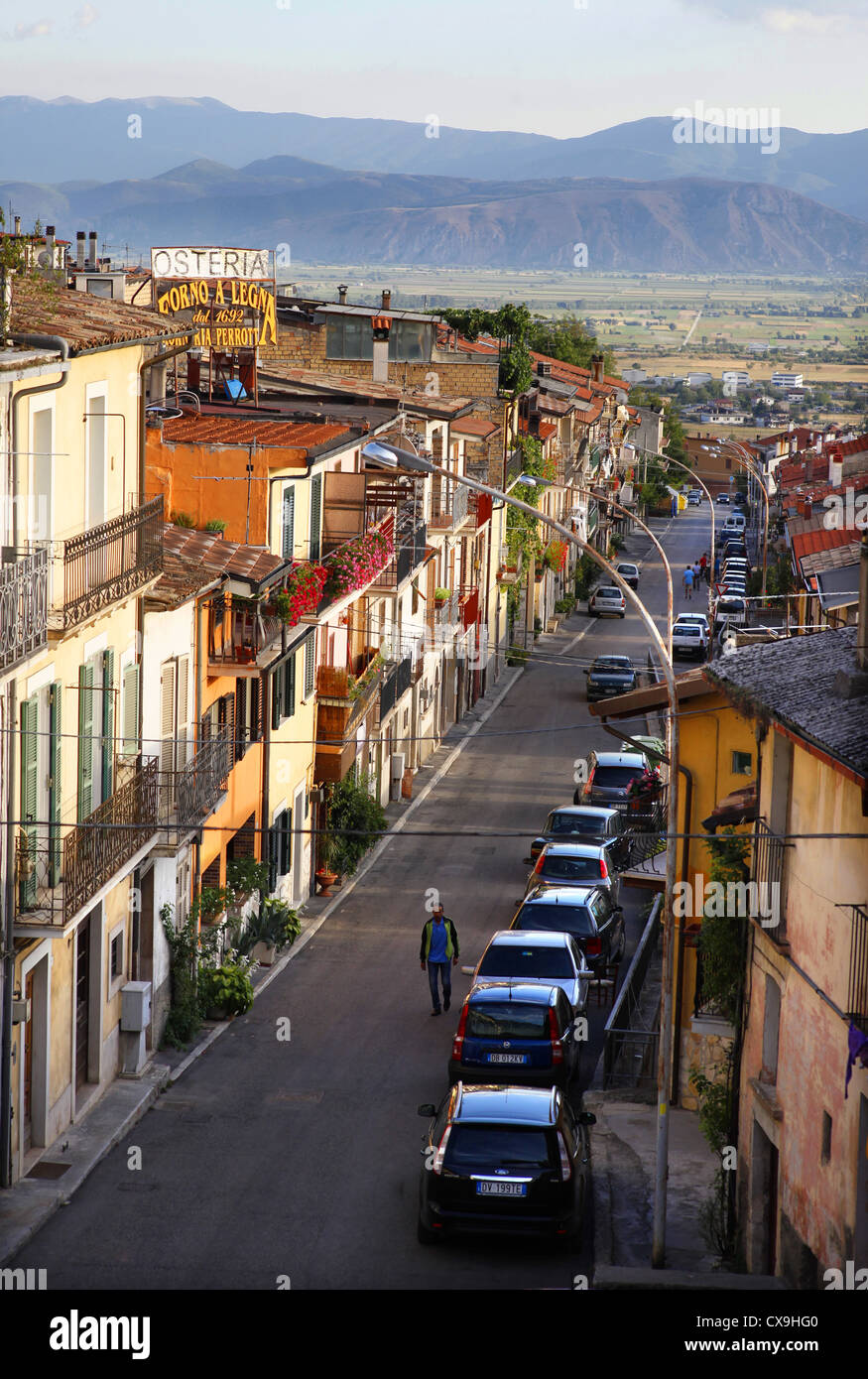 Celano in Abruzzo, Italy Stock Photo - Alamy