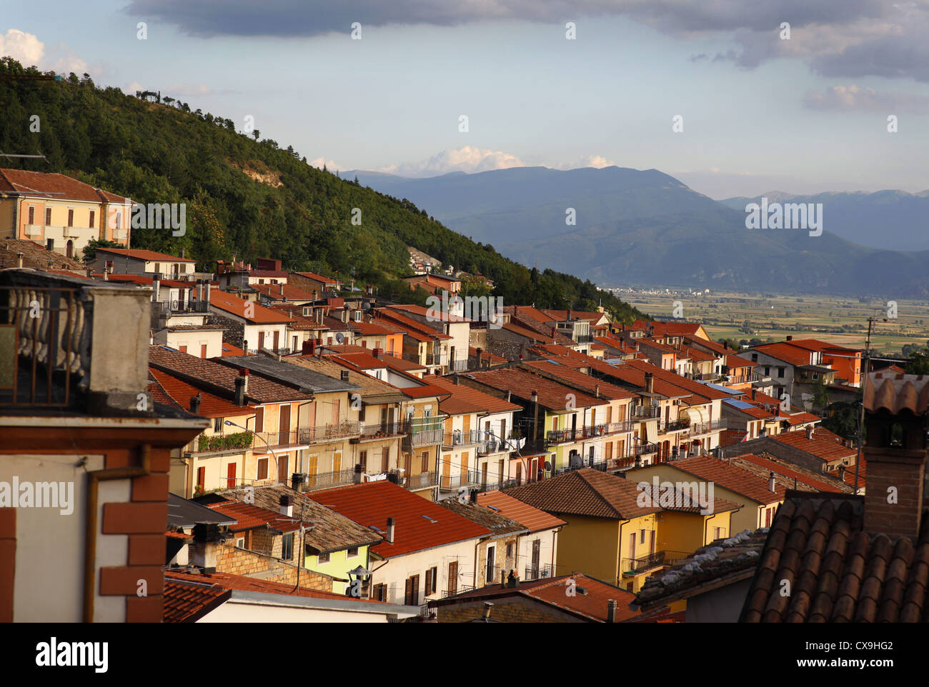 Celano in Abruzzo, Italy Stock Photo - Alamy