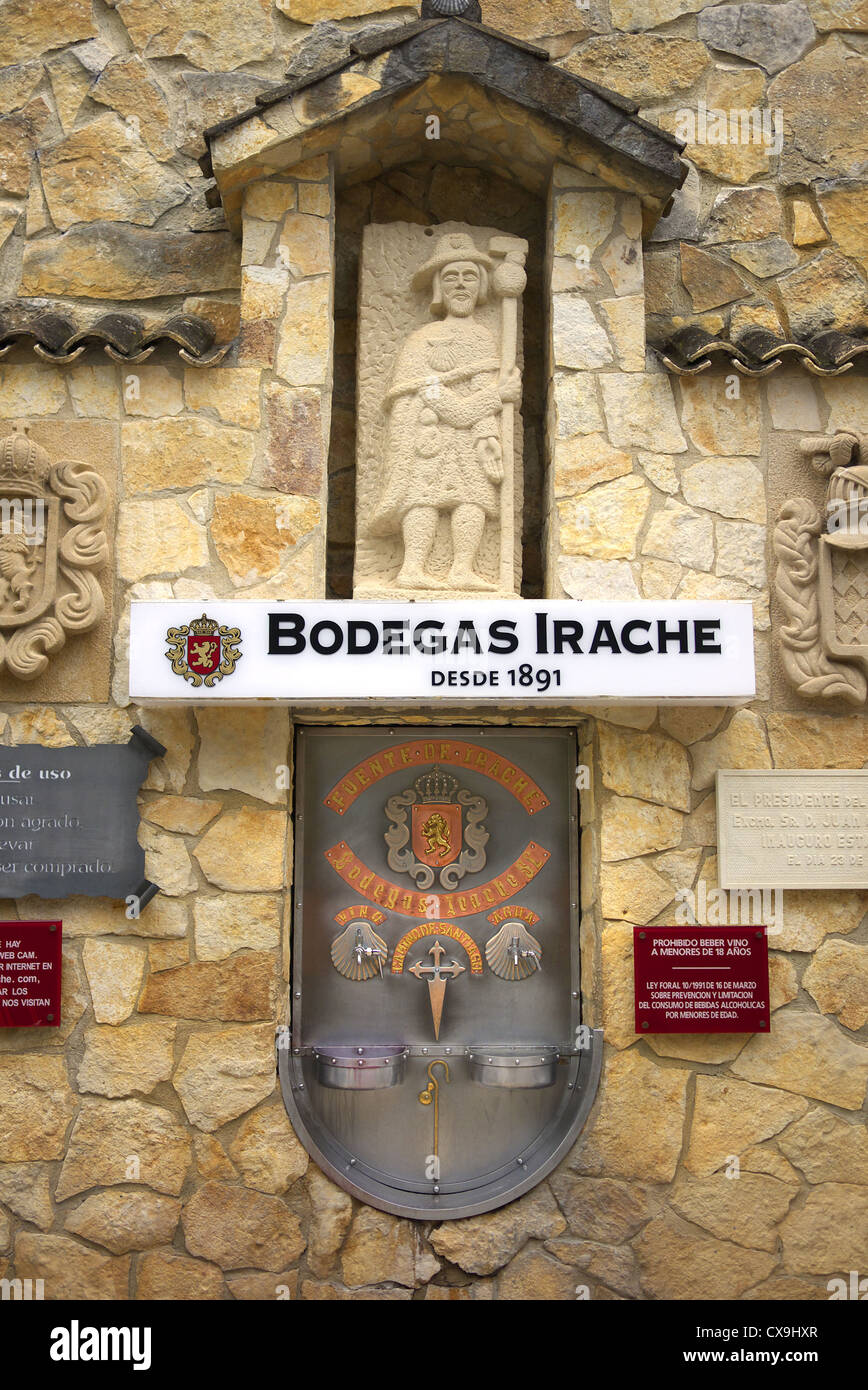 Bodegas irache wine fountain hi-res stock photography and images - Alamy