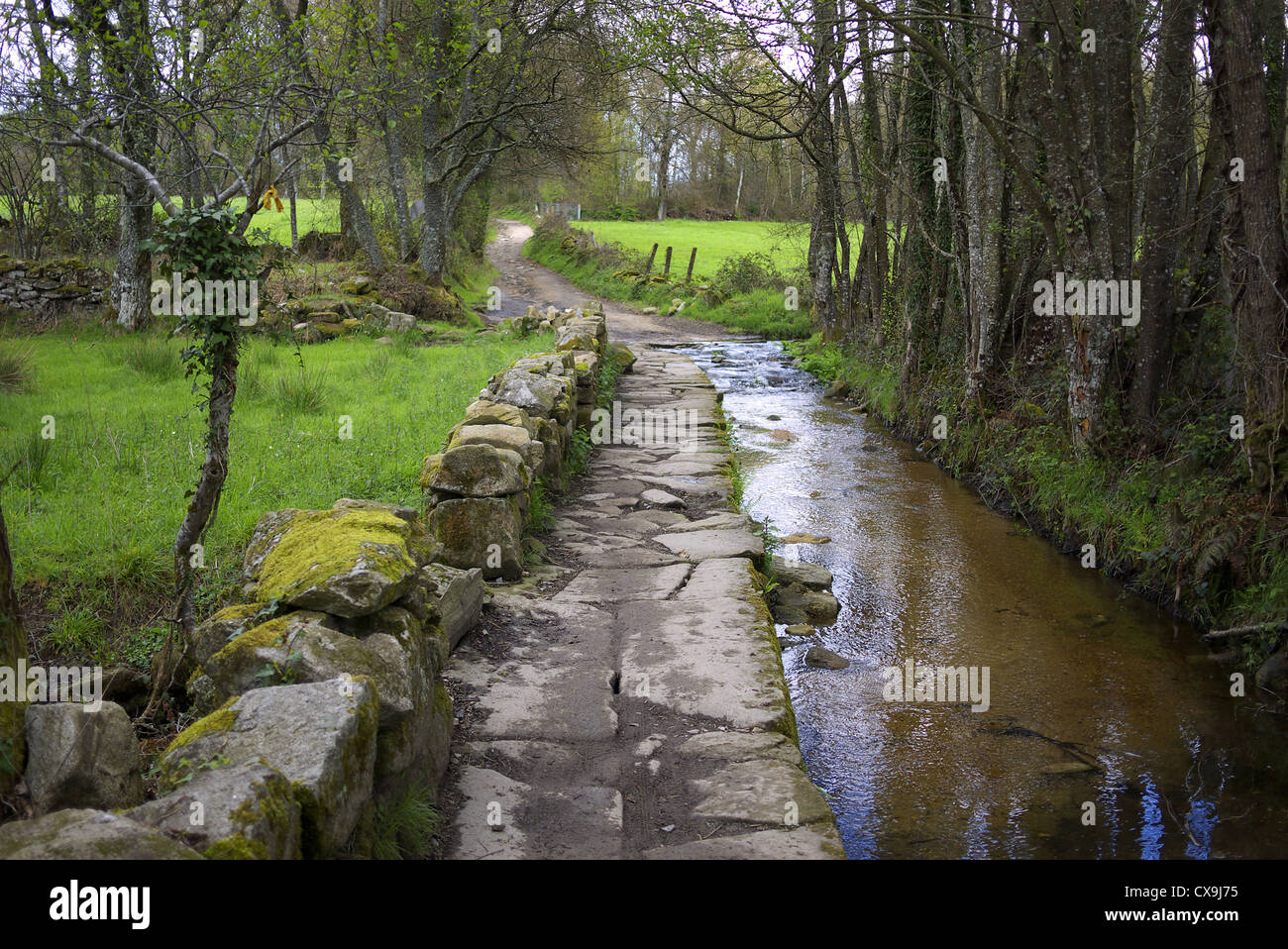 Camino de santiago trail hi-res stock photography and images - Alamy