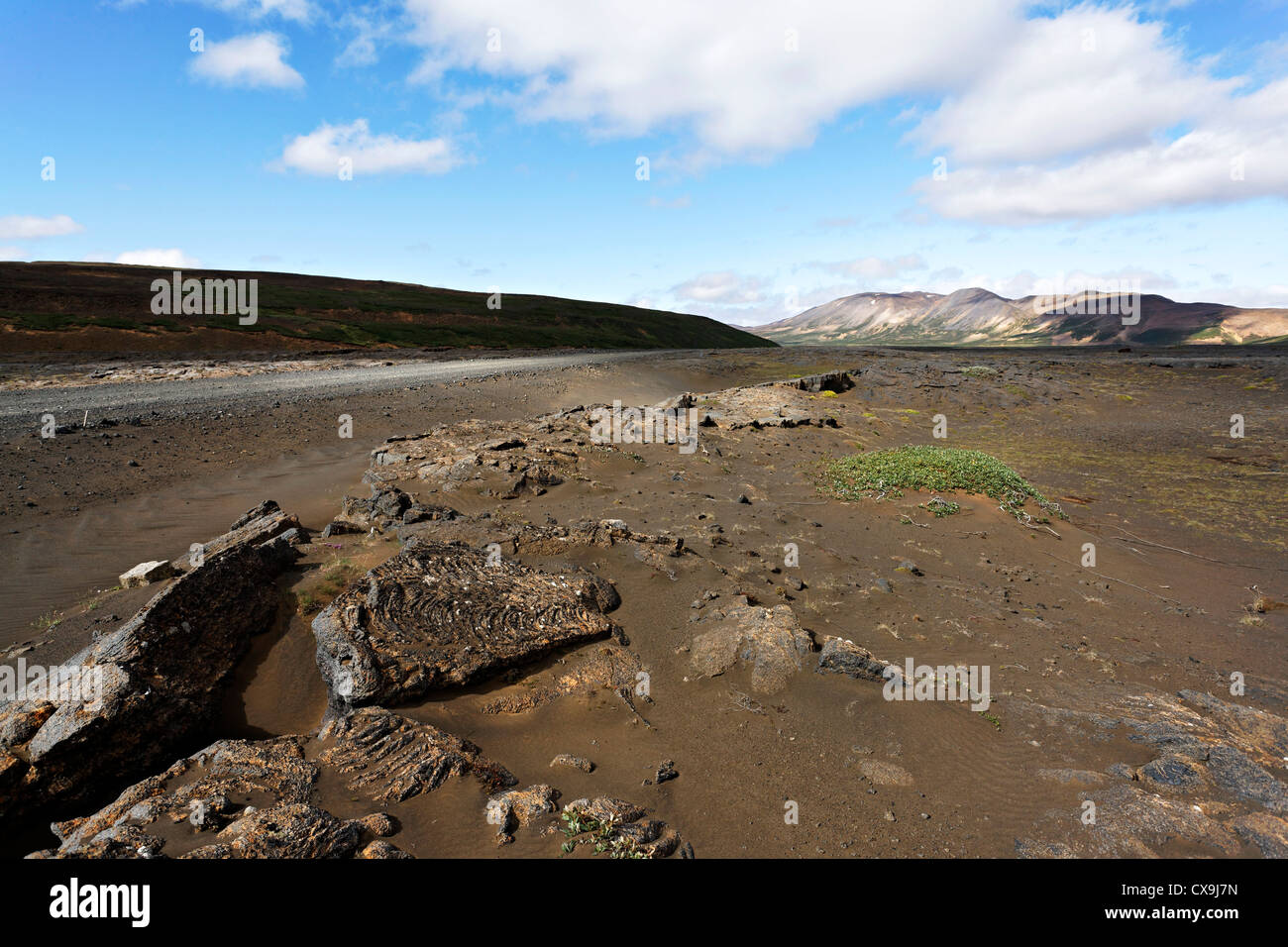 Landscape Krafla, Iceland Stock Photo - Alamy