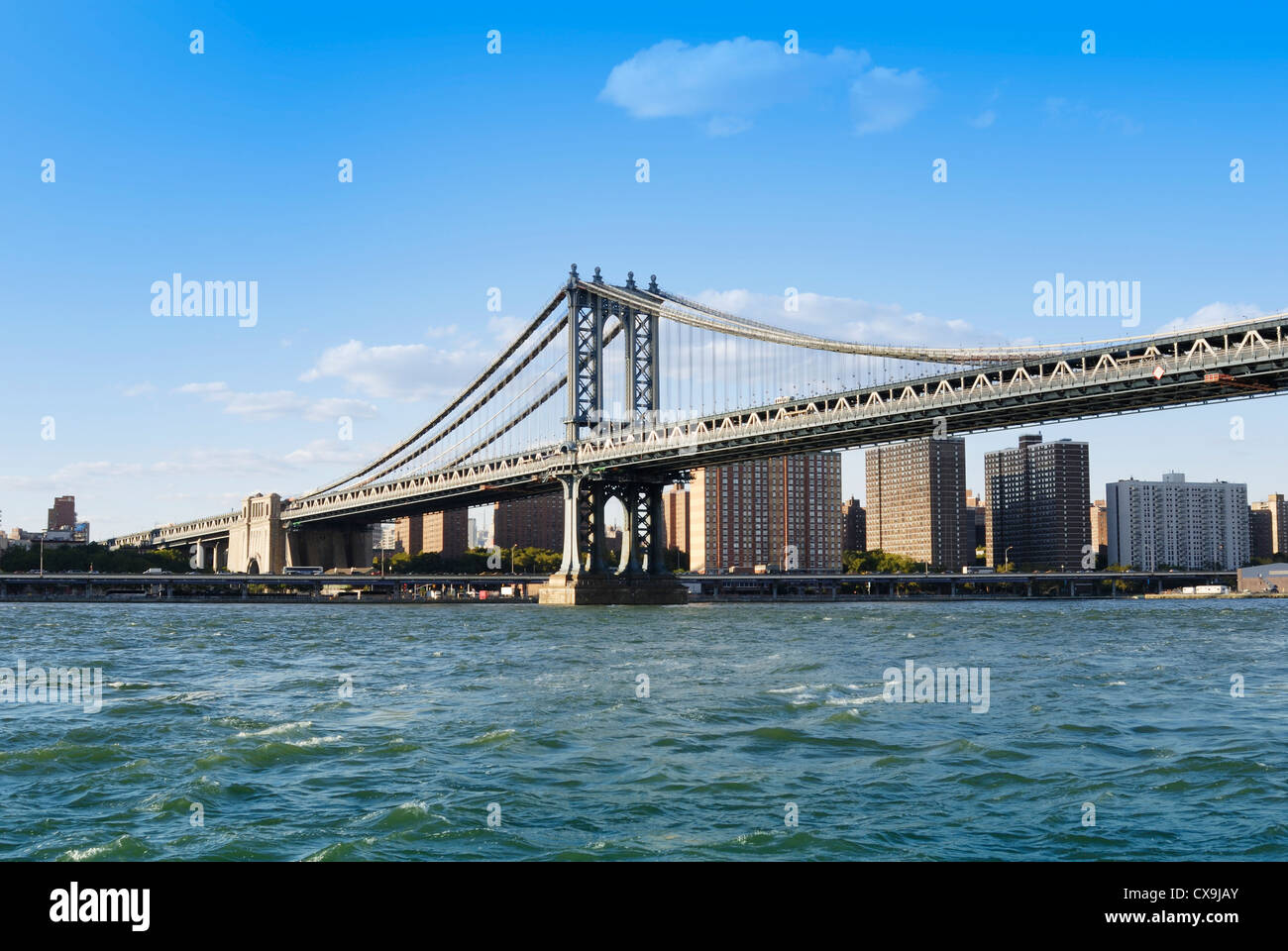 Beautiful view of the Manhattan Bridge Stock Photo - Alamy