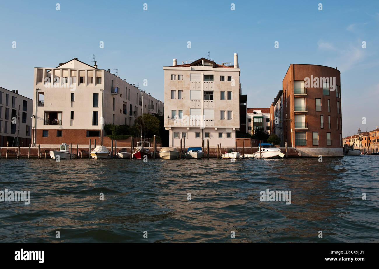 A new housing development on the Giudecca in Venice, Italy Stock Photo ...