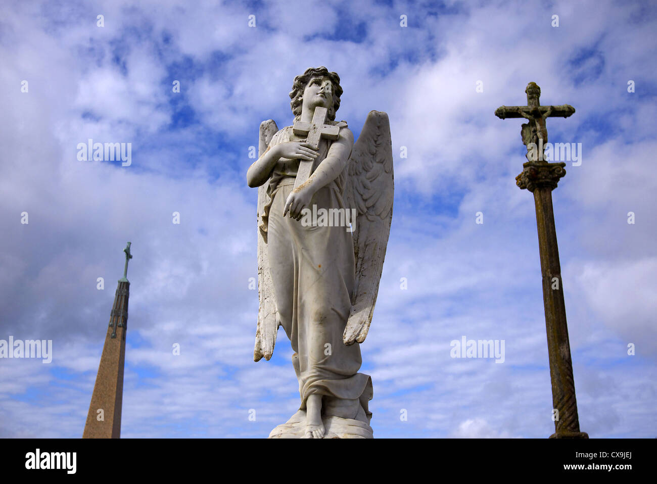 Angel With The Cross Stock Photos & Angel With The Cross Stock Images ...