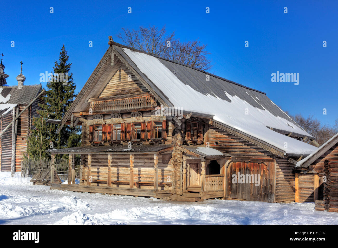 Traditional wooden house (1882), Museum of wooden architecture ...