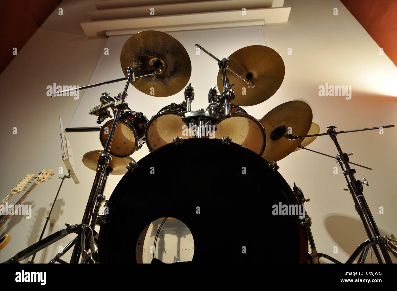 details of a set of drums Stock Photo - Alamy