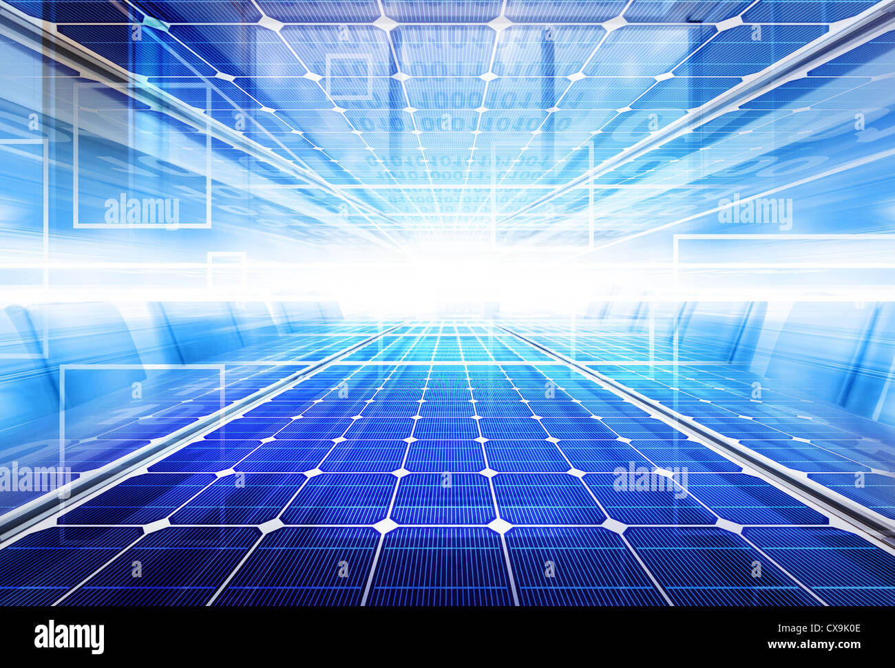 Technology background with transparent geometric shapes Stock Photo - Alamy
