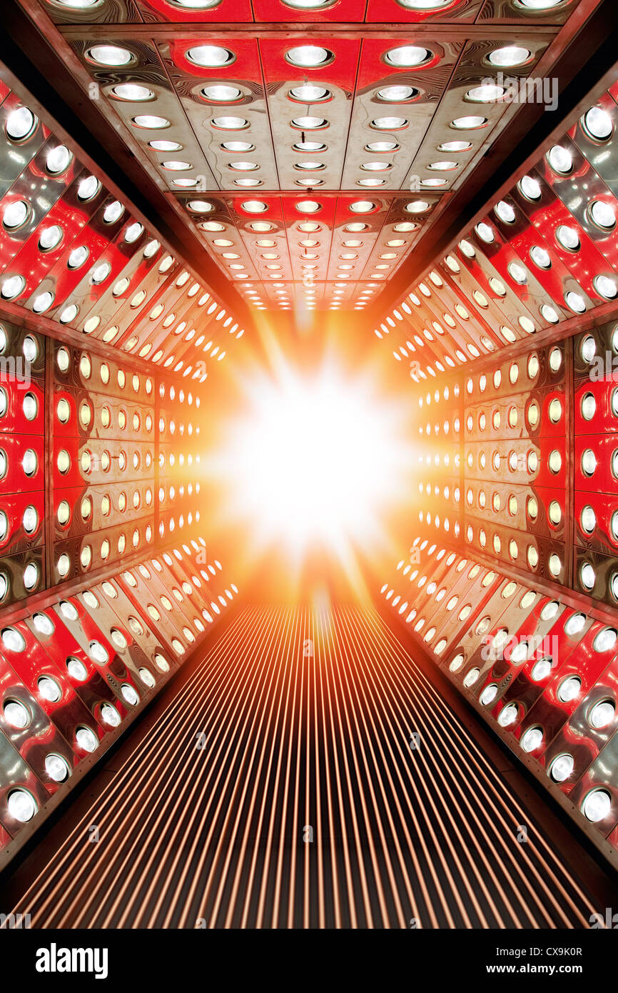 Stage lights - Studio prepared for production and shooting TV show ...