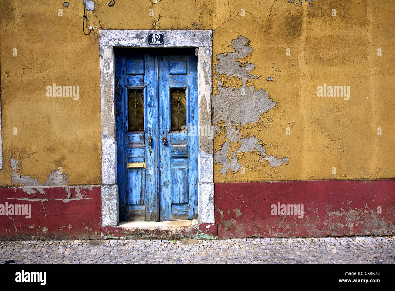 Run down housing in Portugal Stock Photo - Alamy