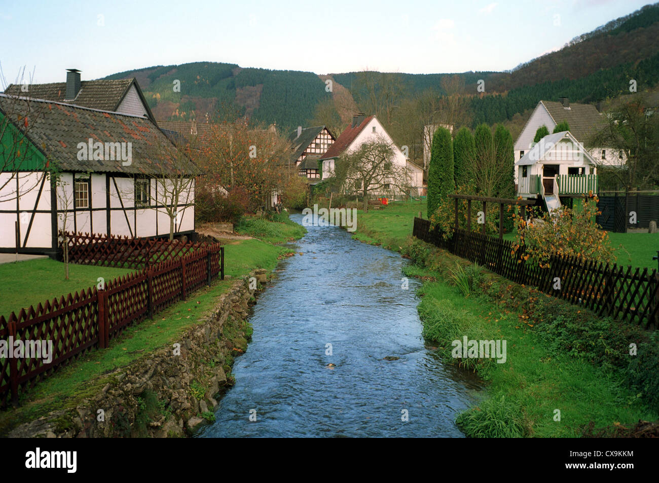 Village fences hi-res stock photography and images - Alamy