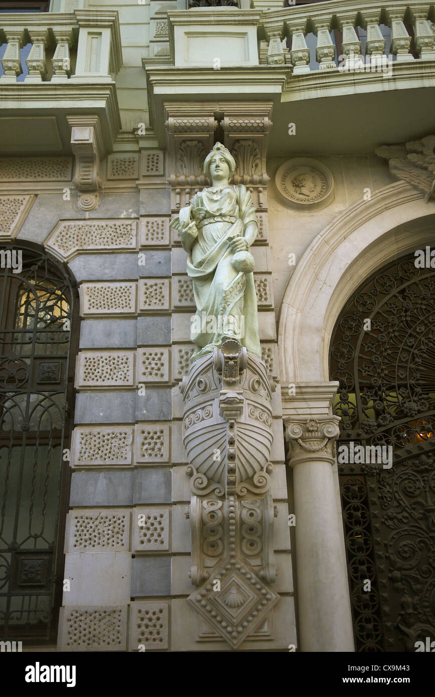 Banesto bank, Santander, Spain Stock Photo - Alamy