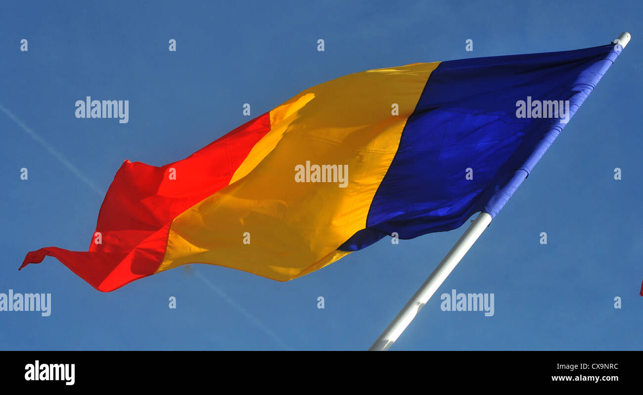 Flag of Romania Stock Photo - Alamy