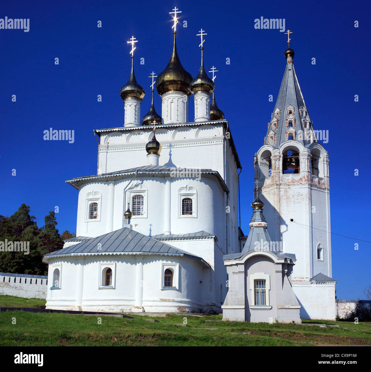 Holy Trinity cathedral (1681), St. Nicholas monastery, Gorokhovets, Vladimir region, Russia ...