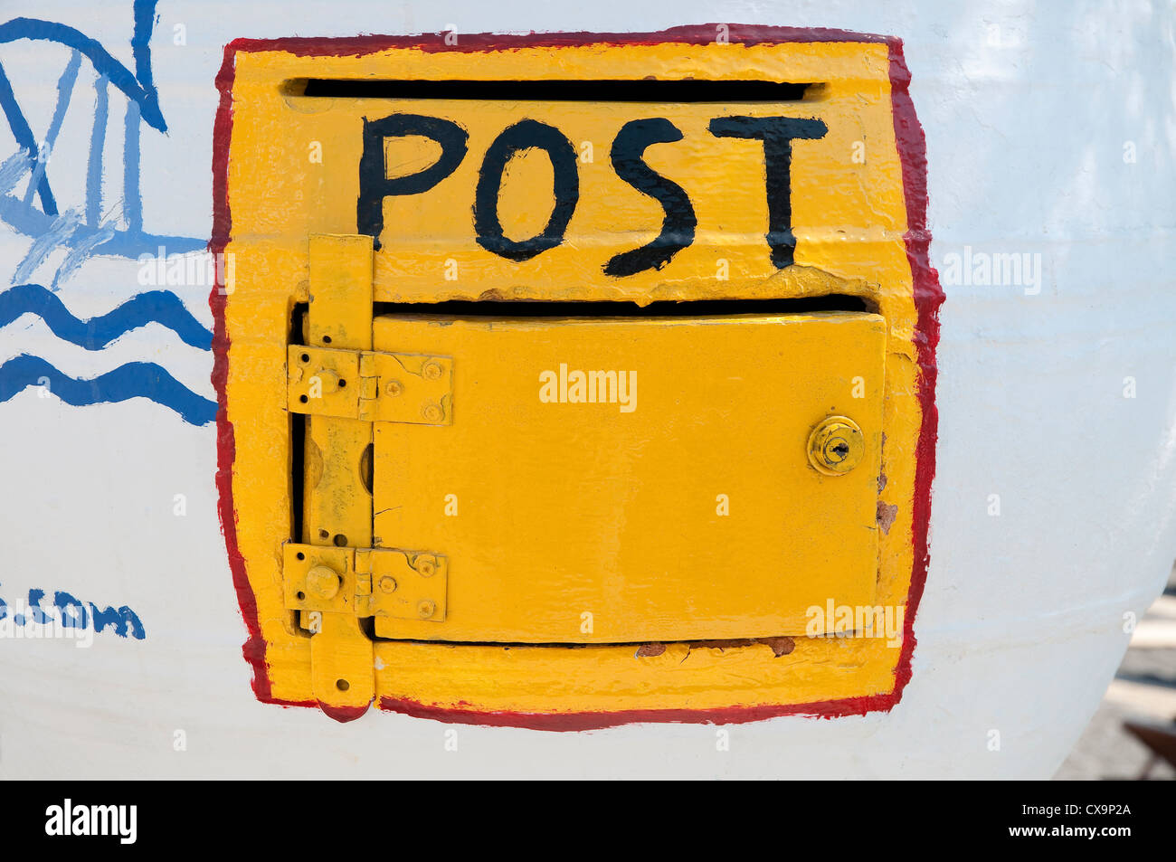 Greek post box greece hi-res stock photography and images - Alamy