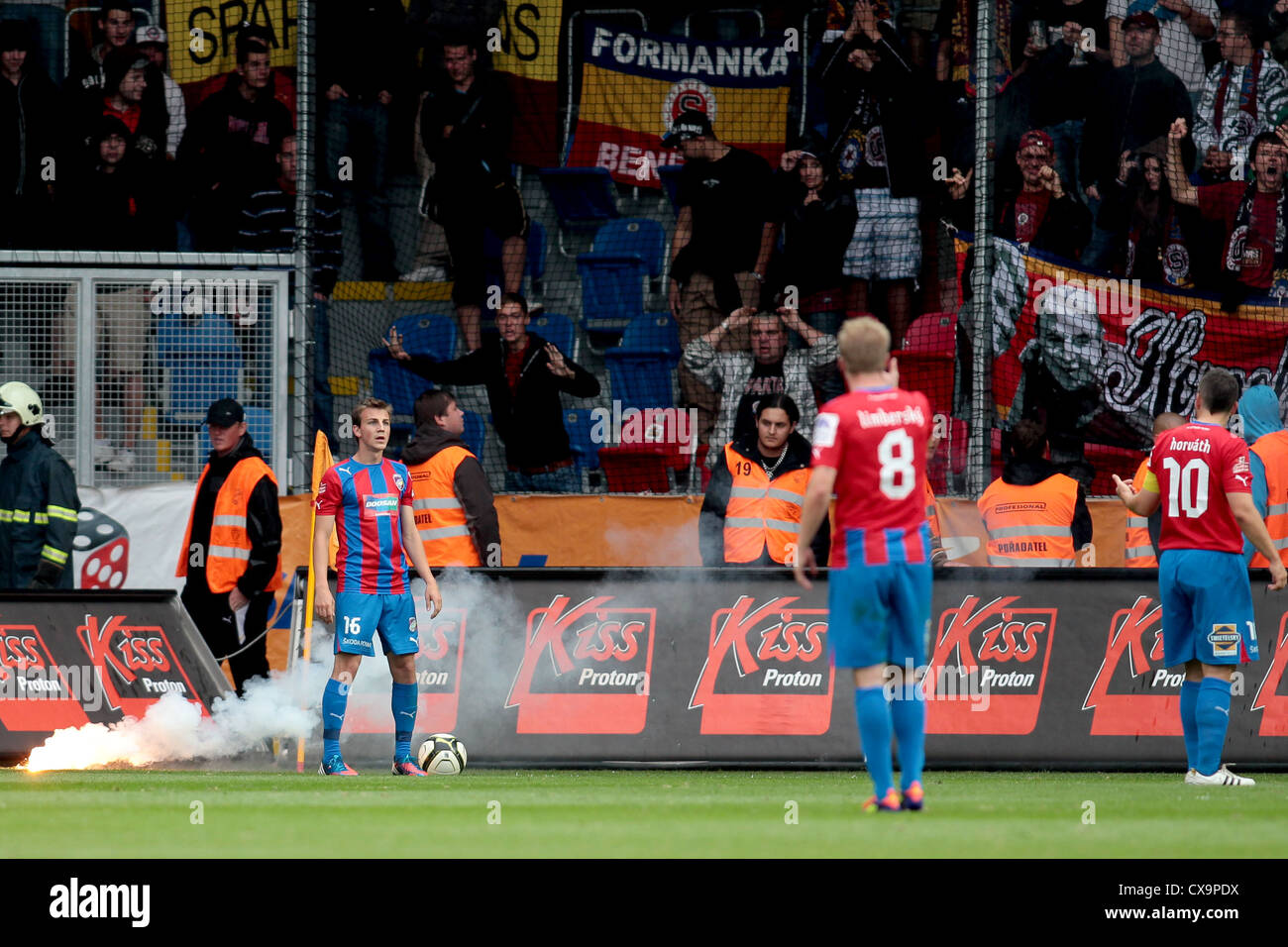 First Czech soccer league 7th round: Viktoria Plzen vs Sparta Prague ...