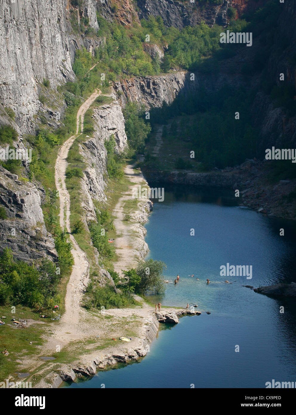 quarry, water, swimming in nature, lake (CTK Photo/Marketa Hofmanova ...
