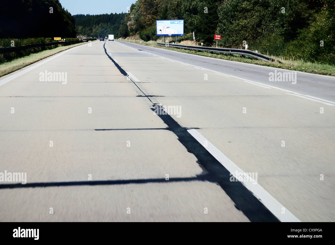 D1 motorway, highway, surface, patch Stock Photo - Alamy