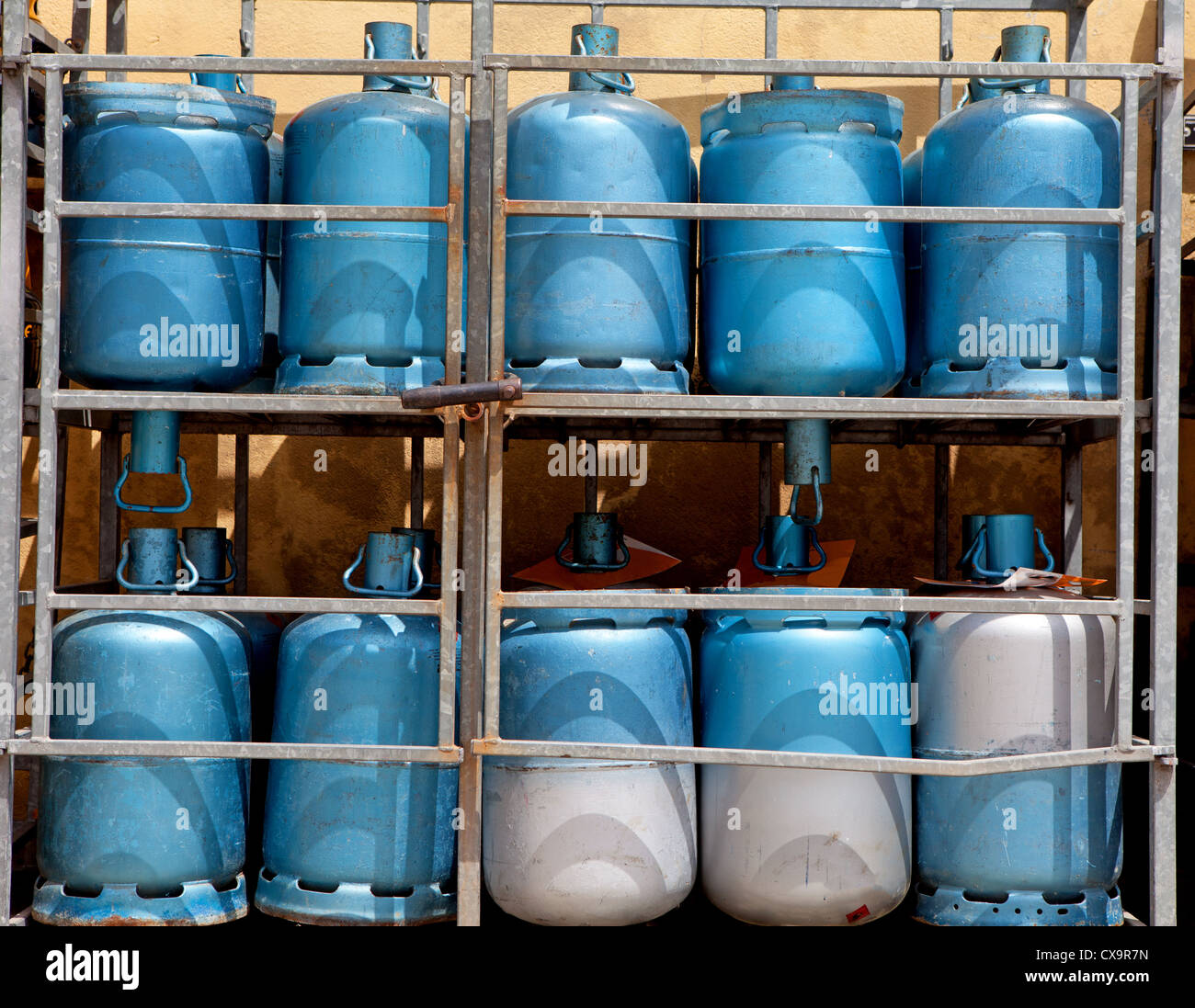 Empty gas bottles hi-res stock photography and images - Alamy
