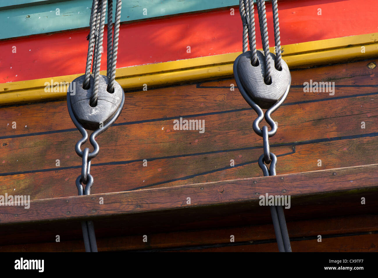 Details Batavia boat Stock Photo - Alamy
