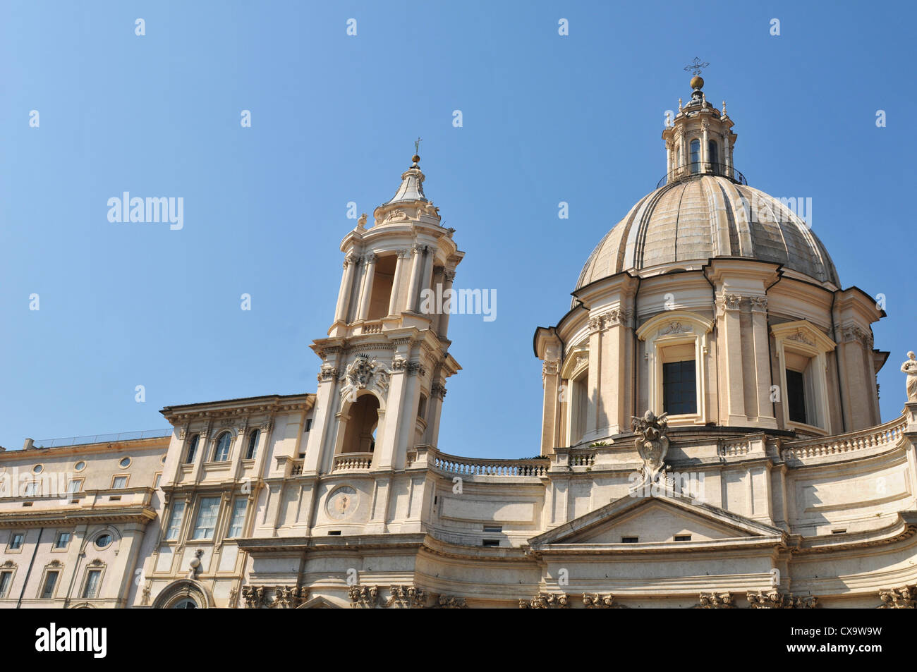Architectural detail of church in Rome, Italy Stock Photo - Alamy
