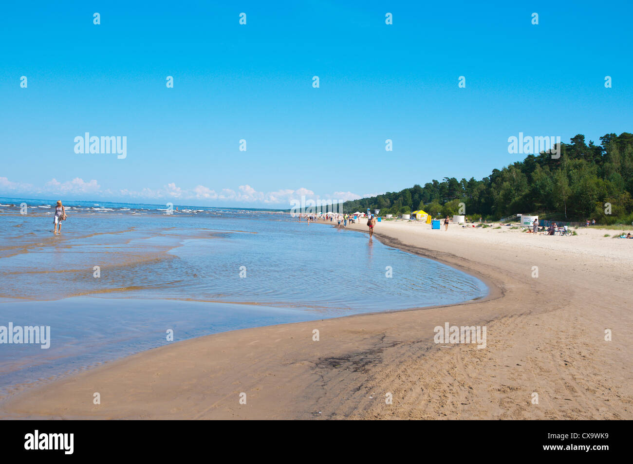 Beach at Jurmala beach resort near Riga Latvia Europe Stock Photo - Alamy