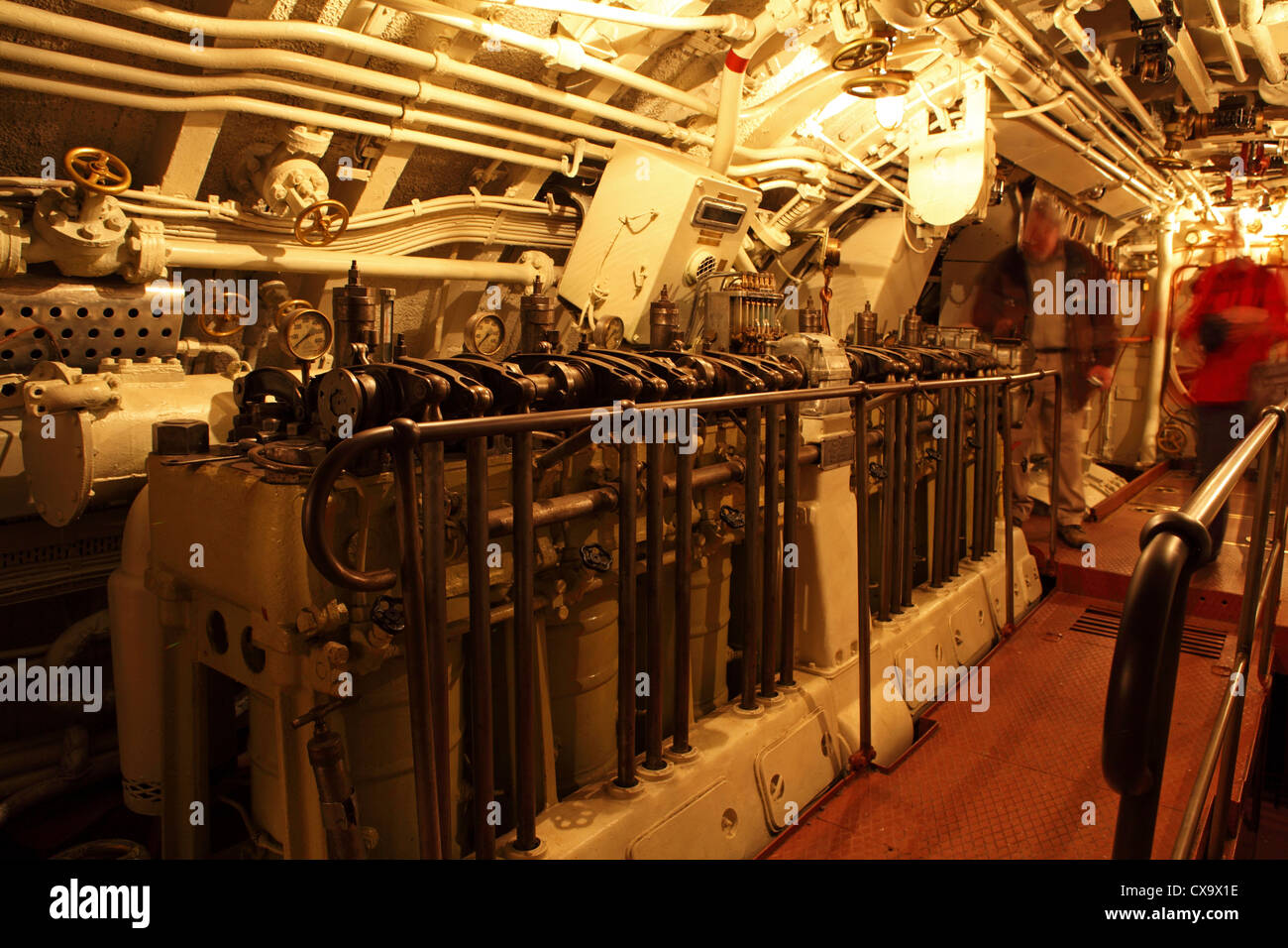 Onboard the British built Lembit submarine at the Seaplane Harbour in ...