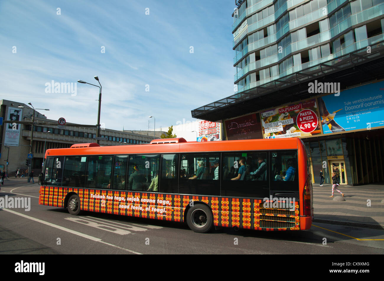 Bus transport tallinn estonia europe hi-res stock photography and ...