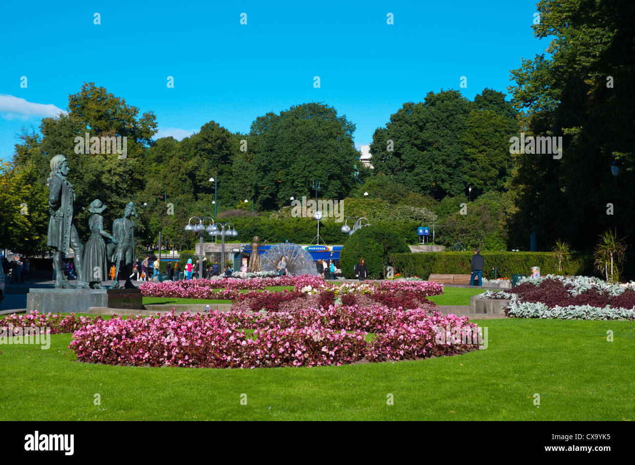 Studenterlunden park Sentrum central Oslo Norway Europe Stock Photo - Alamy