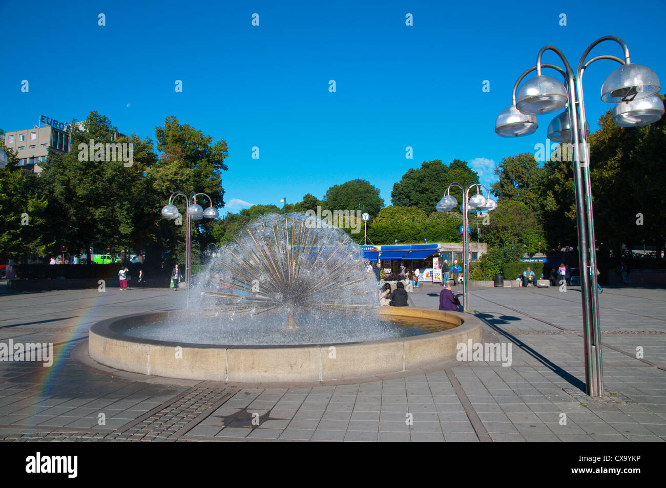 Studenterlunden Sentrum central Oslo Norway Europe Stock Photo - Alamy