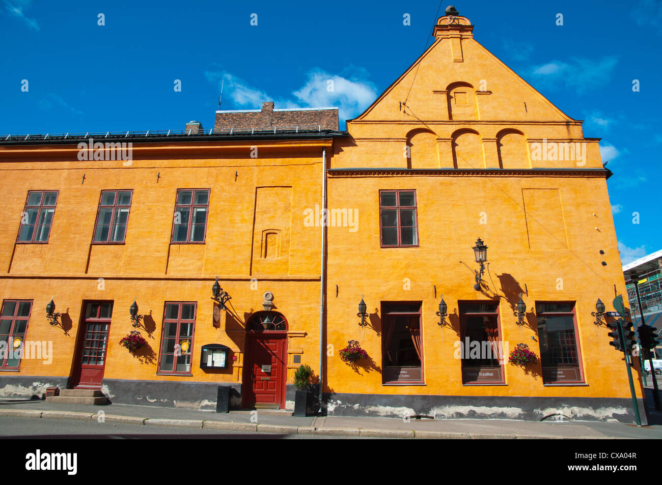 Det Gamle Raadhus restaurant housed in old town hall building (1641 ...