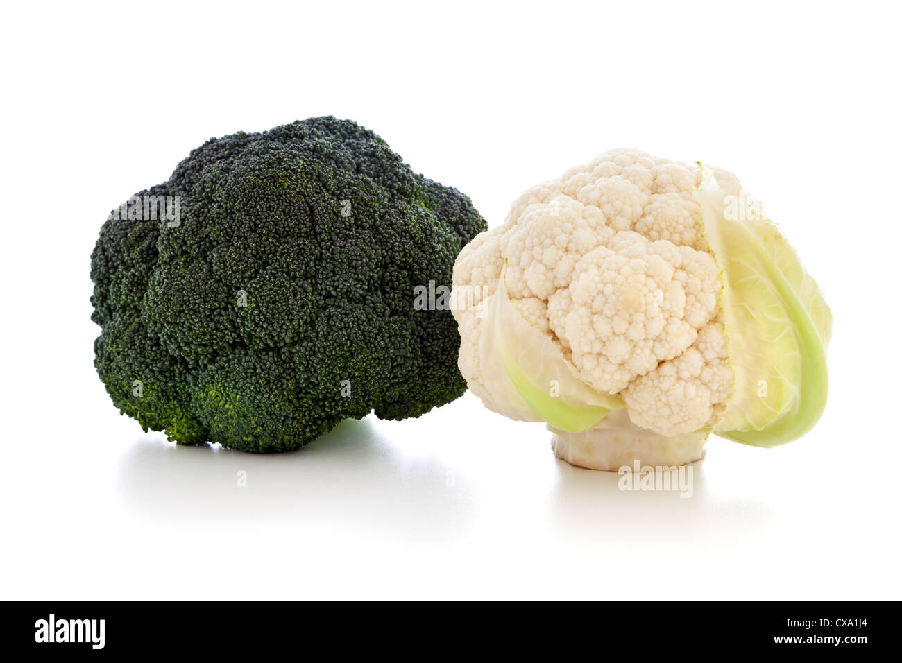 broccoli and cauliflower cabbage Stock Photo - Alamy