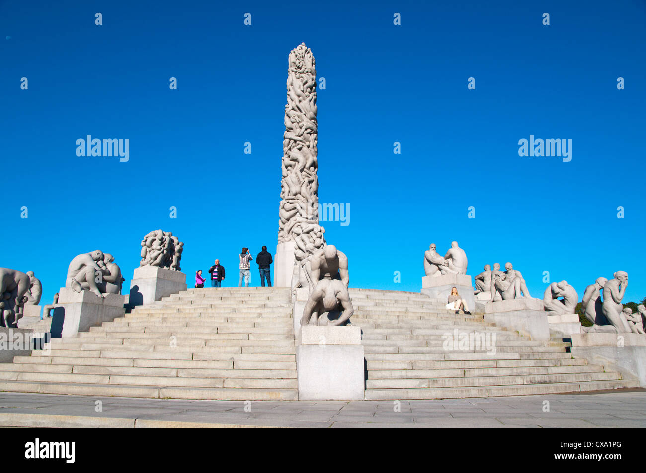 Frogner vigeland sculpture park hi-res stock photography and images - Alamy