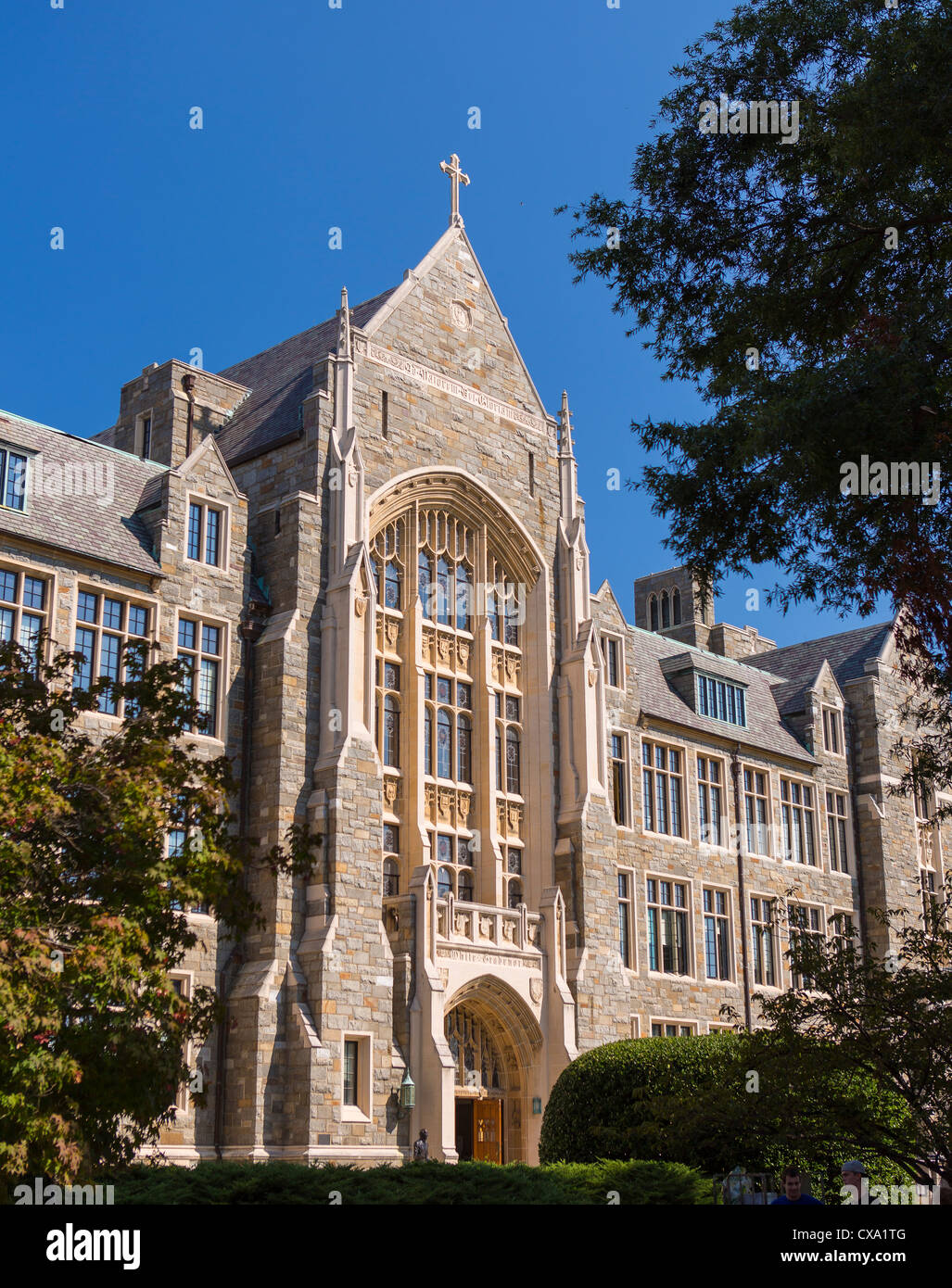 WASHINGTON, DC, USA - White-Gravenor Hall at Georgetown University ...